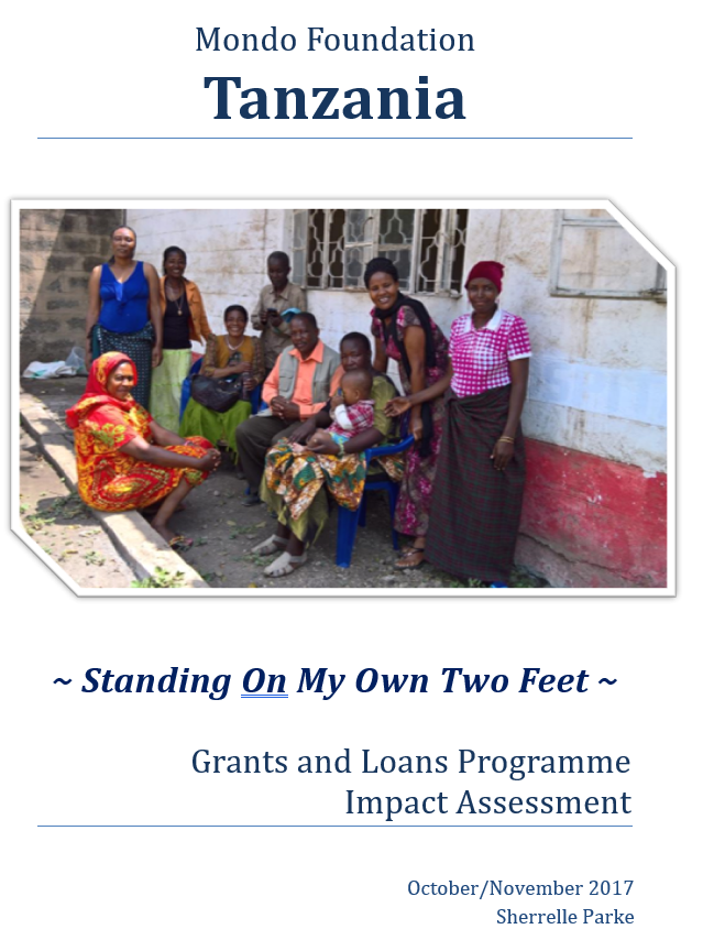 Impact report - front cover - Mondo - Mondo